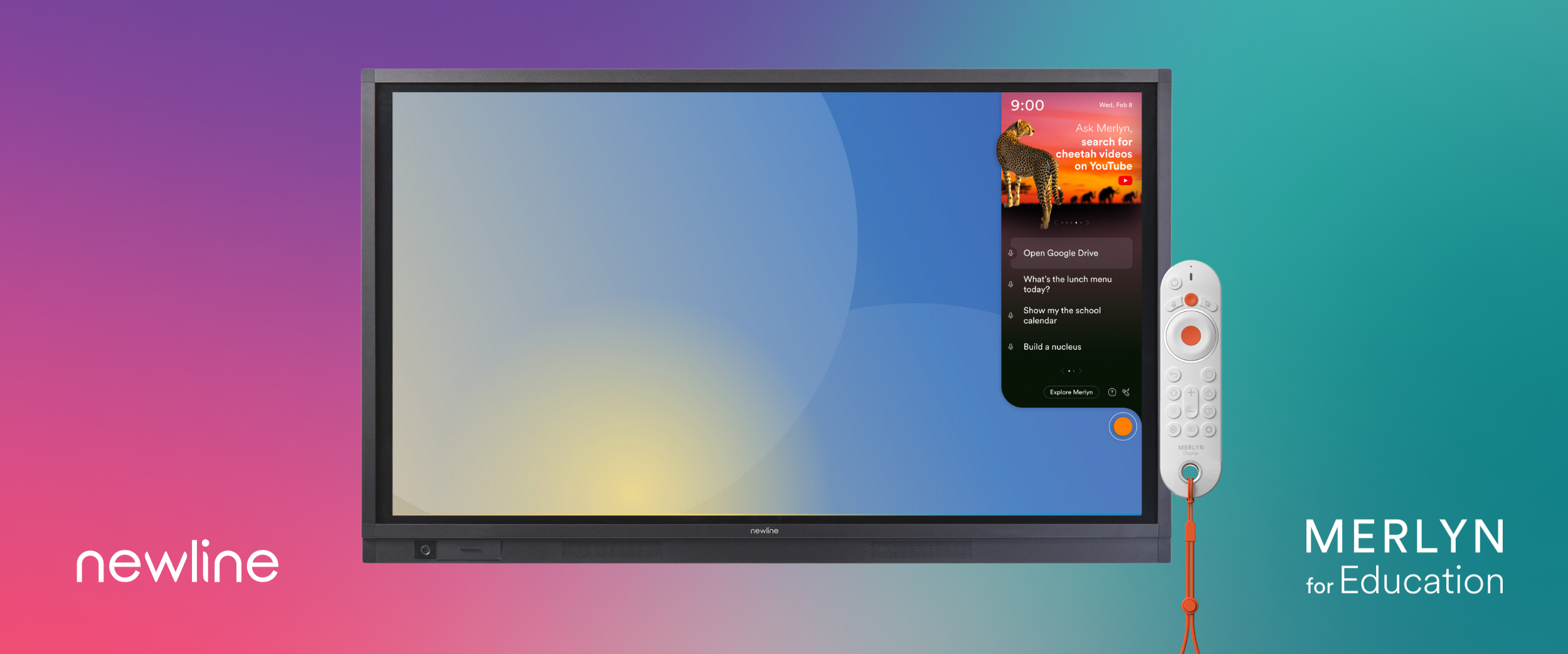 Merlyn AI assistant for teachers now integrated with Newline interactive panels